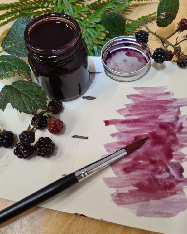 Sustainable crafting: How to make wild blackberry ink | Windrush Farm